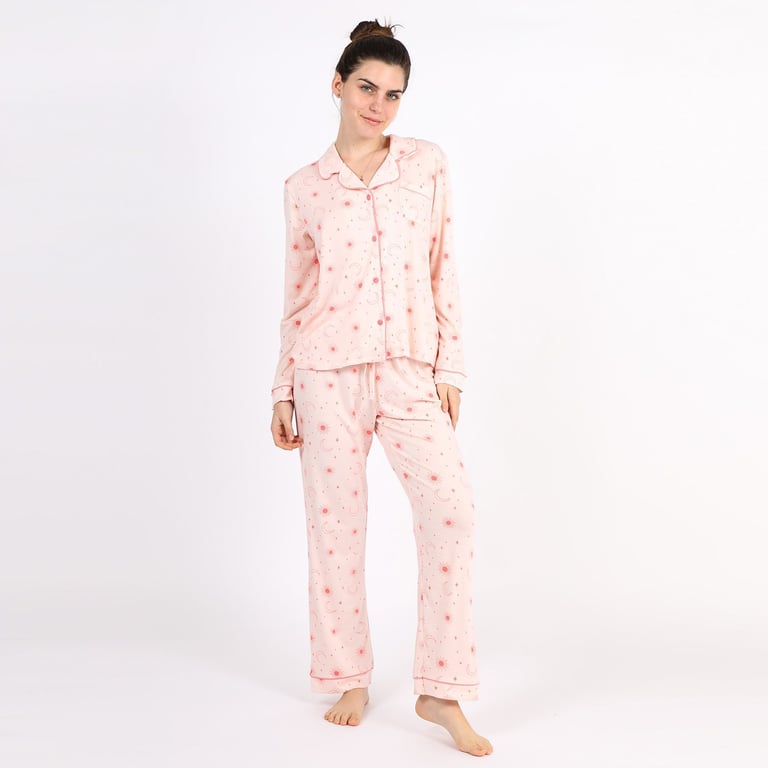 Pijama completa con pantalón Largo Manga larga para Mujer Sybilla ...
