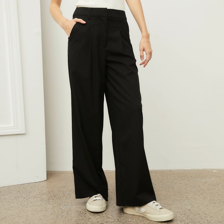 Pantalón Recto para Mujer Tiro alto Basement BASEMENT | falabella.com