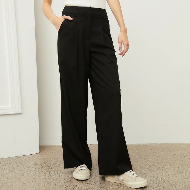 Pantalón Recto para Mujer Tiro alto Basement BASEMENT | falabella.com
