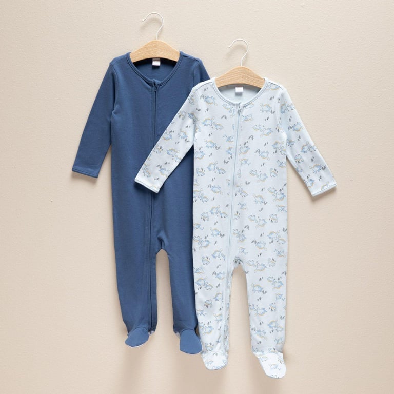 Pijama Bebé niño Pack de 2 unidades Manga larga Algodón Yamp YAMP ...