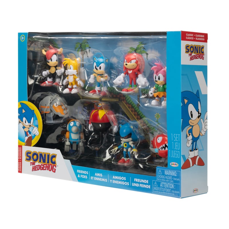 Sonic Figura de acción Set Sonic y sus amigos. Incluye 10 piezas ...
