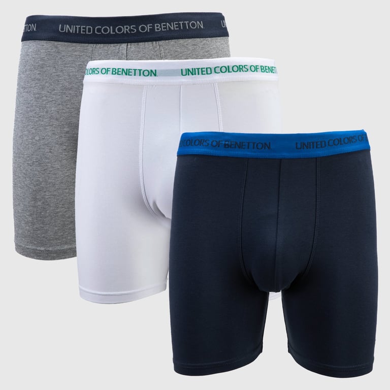 Boxers Hombre Pack de 3 de Algodón Benetton BENETTON | falabella.com