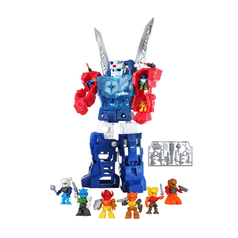 Set Robot de juguete Transporter, incluye 6 Mini Robots y accesorios ...