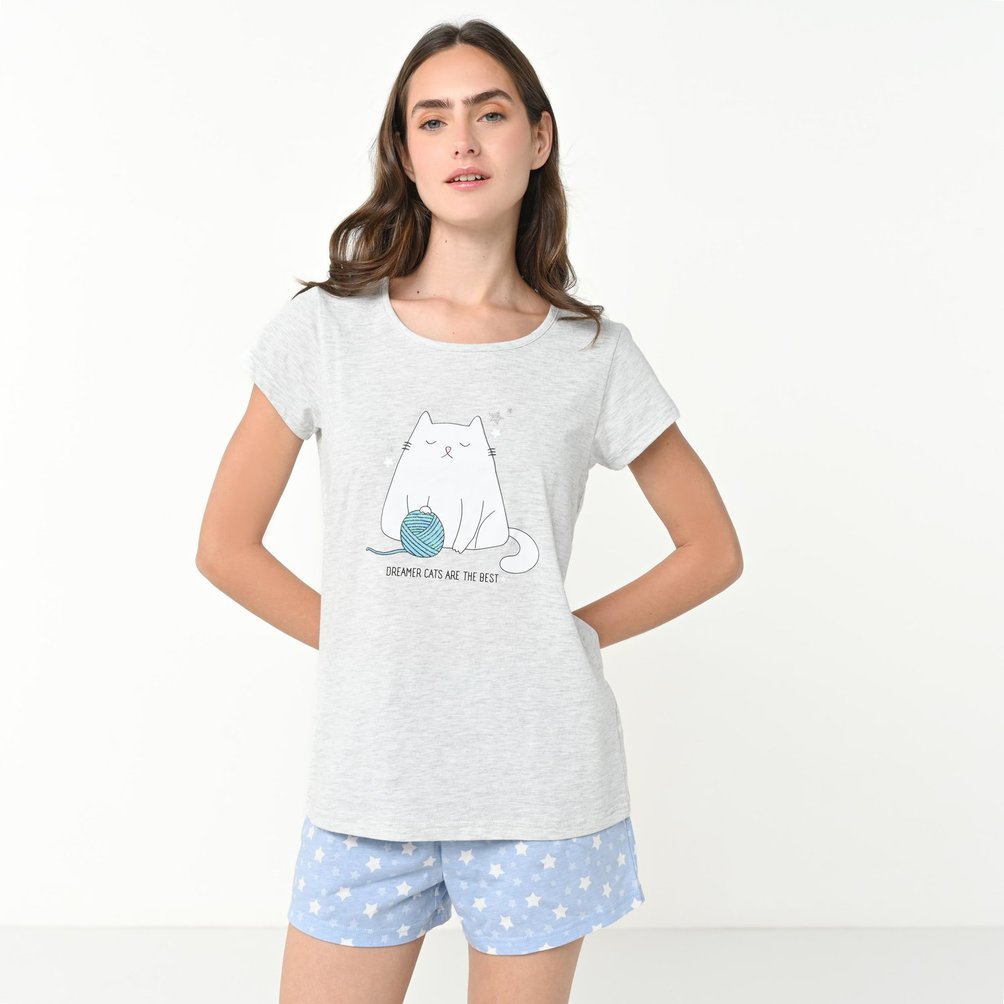 Set de pijama Mujer Corto Estampado Algodón Sybilla SYBILLA | falabella.com