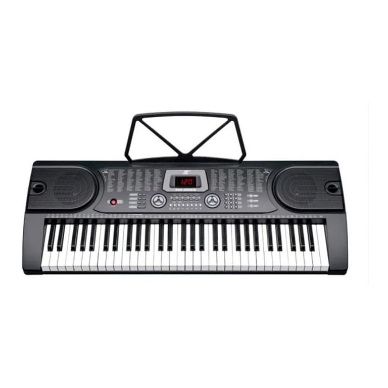 Teclado organeta mk2089 under 61 teclas microfono adaptador. GENERICO ...