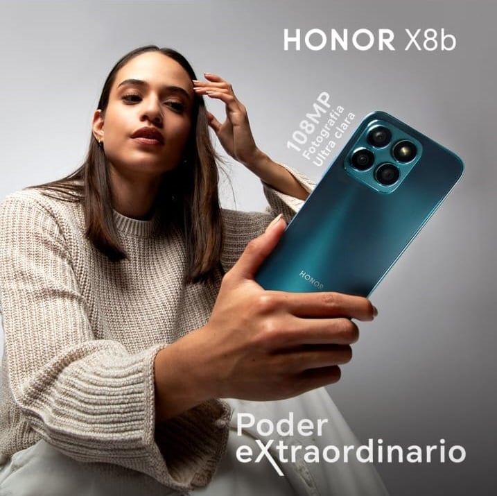 Celular HONOR X8B 256 GB 8GB |Cámara posterior 108M|Cámara Frontal 50 M ...