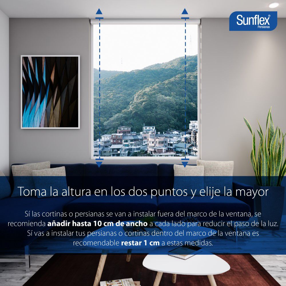 Cortina Panel Japonés Blackout Blanco SUNFLEX | falabella.com