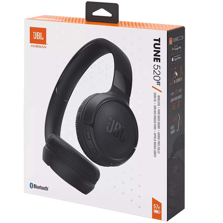 JBL Audifonos Bluetooth 5.3 Pure Bass Sound Tune 520BT JBL | falabella.com