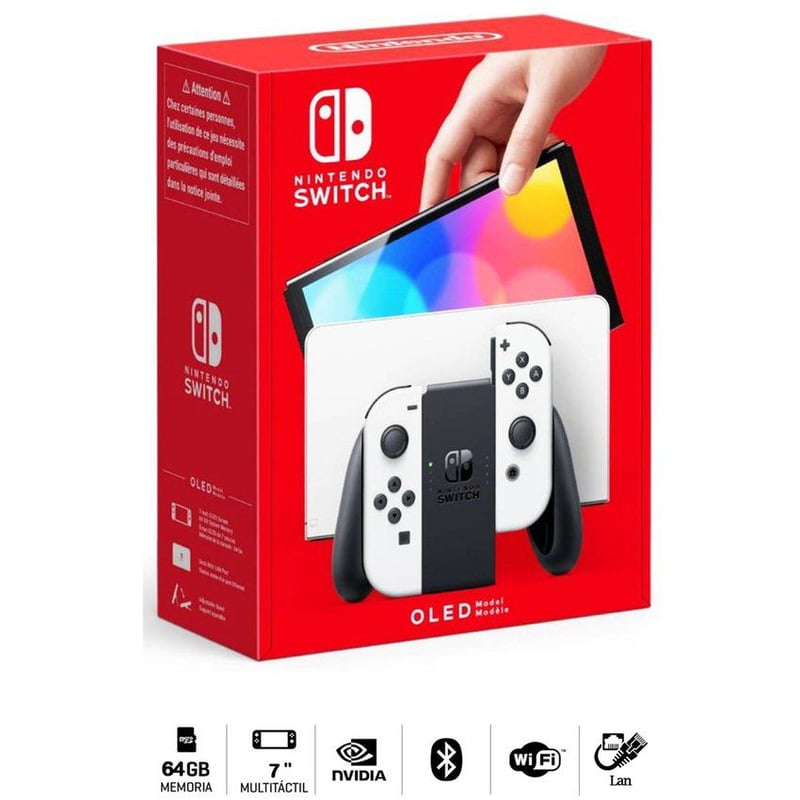Consola nintendo switch modelo oled blanca. NINTENDO | falabella.com