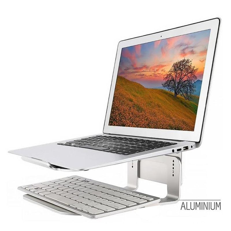 Soporte laptop stand mesa macbook pro aluminio premium regulable ICE ...