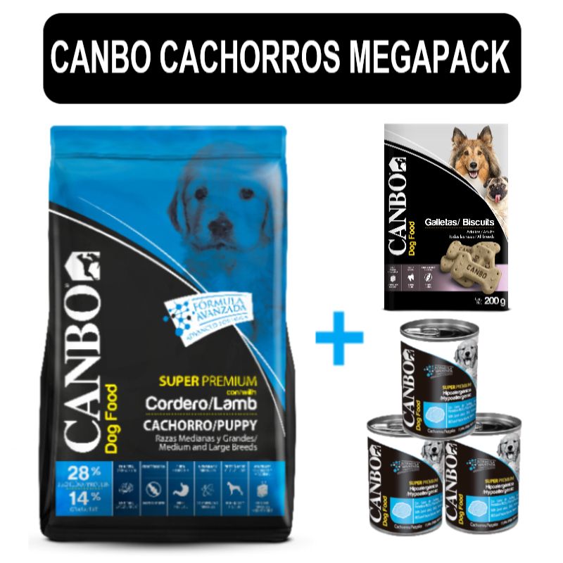 Canbo Cachorro Razas Medianas y Grandes Megapack 15 Kg CANBO ...