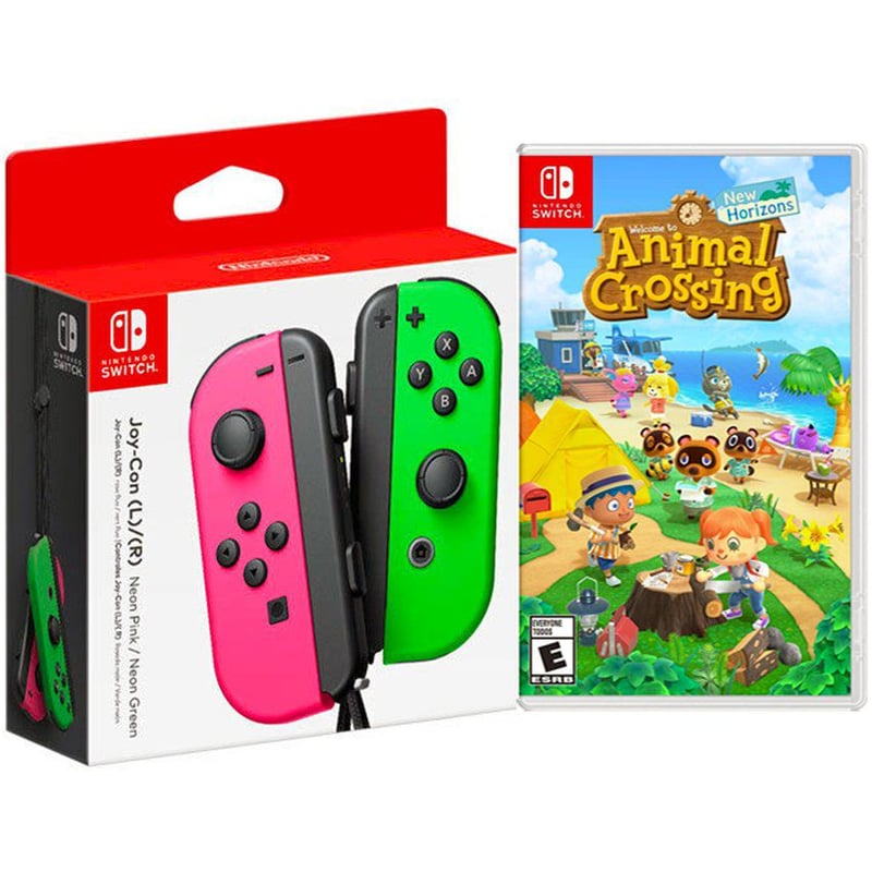 Animal Crossing Joy con Rosa Verde Splatoon Nintendo Switch NINTENDO ...