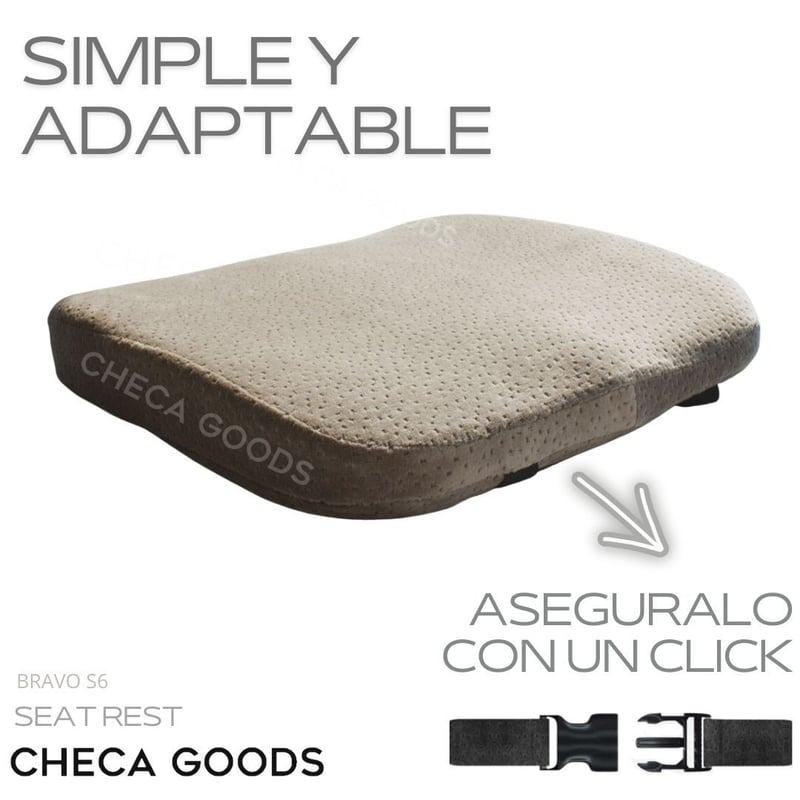 Cojín para Niños Estudiantes Anatómico Postura CHECA GOODS S6 Gris ...