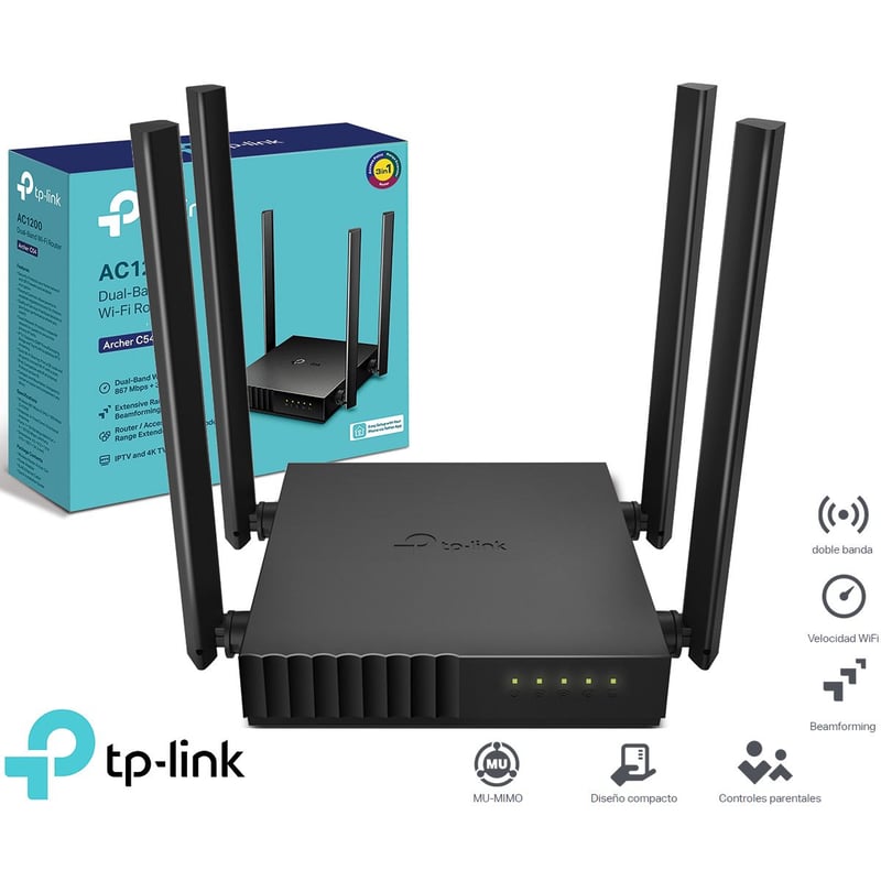 TP Link Router Wifi Dual Band MU-MIMO Acces Point 867Mbps Archer C50 TP ...
