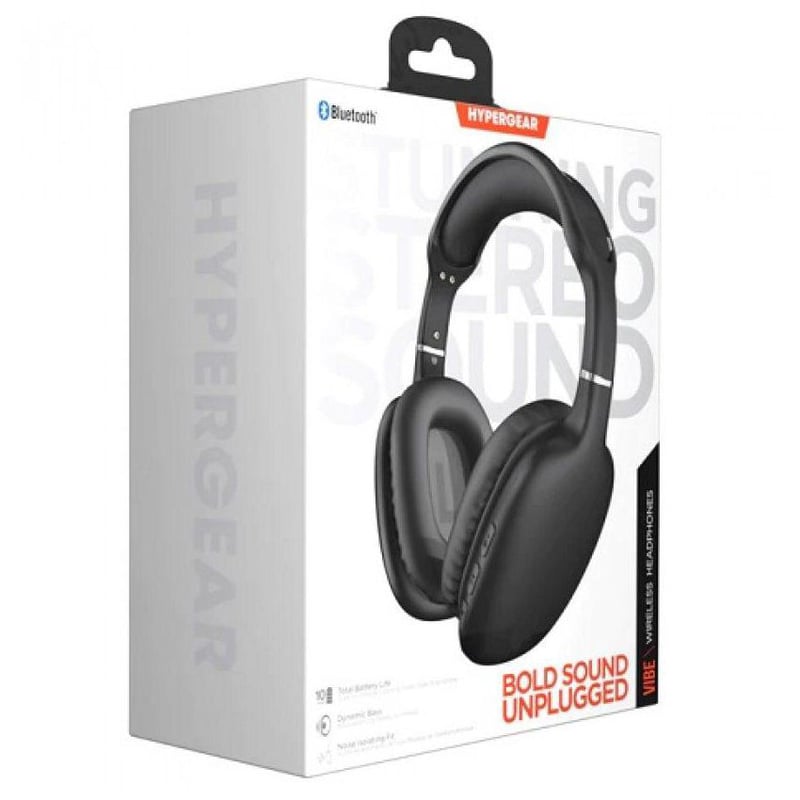 Hypergear - audífonos bluetooth vibe wireless headphones - negro ...