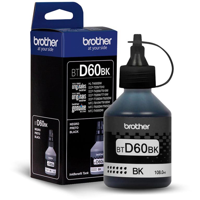Tinta brother d60 t4500dw t920dw t820dw t710w t720dwt510w - negro ...