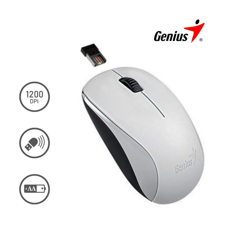 Mouse Genius NX-7000 Inalámbrico Blanco GENIUS | falabella.com