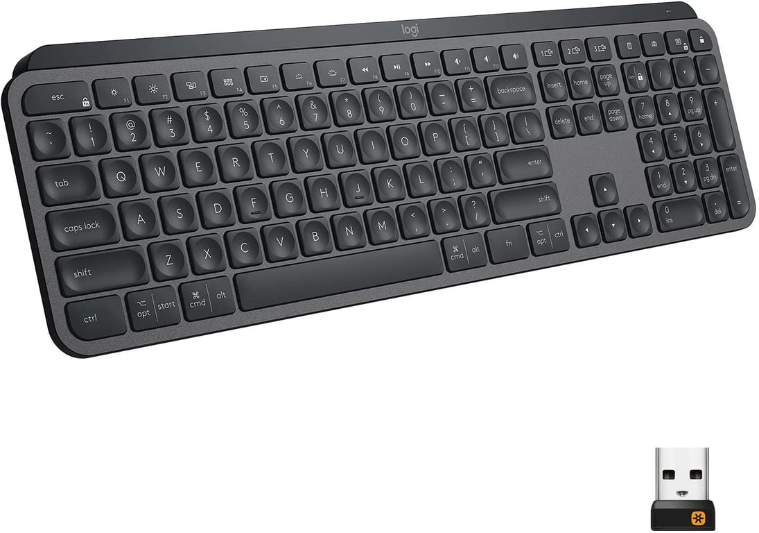 Teclado Logitech Mx S Keys Advanced Wireless Retroiluminado LOGITECH ...