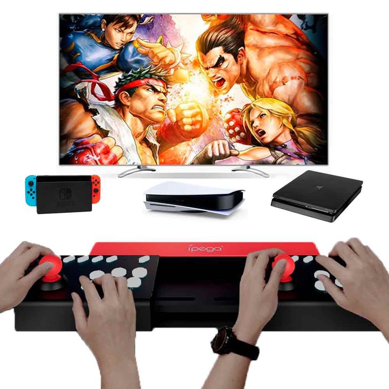 Arcade Joystick Doble para PS4 PS5 Nintendo Switch PC Ípega PG-9189 ...