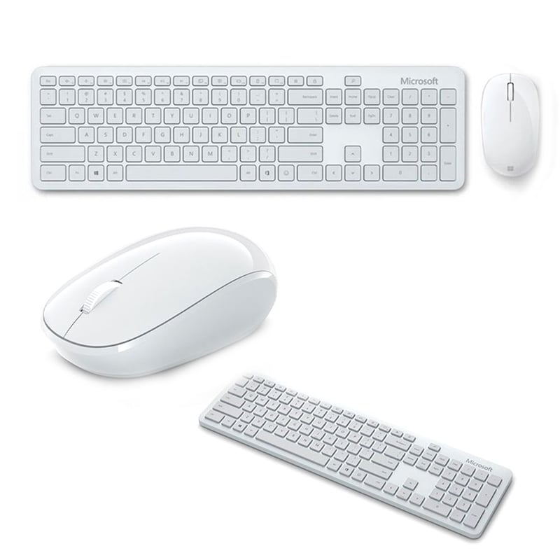 Kit Teclado Mouse Microsoft Bluetooth Desktop Blanco MICROSOFT ...