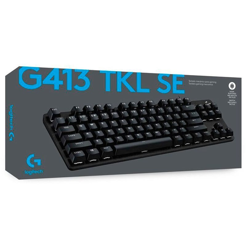 Teclado Gamer Logitech G413 SE TKL Led White Mecánico LOGITECH ...
