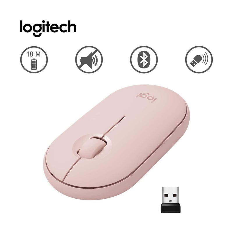 Mouse Logitech M350 Rosado LOGITECH | falabella.com