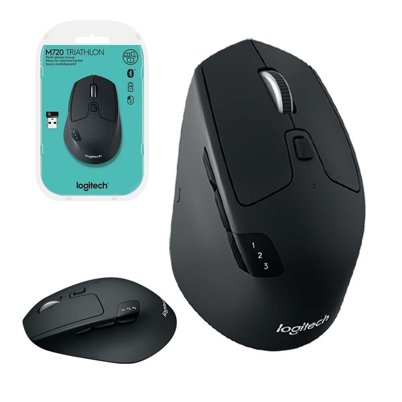 Mouse M720 Inalambrico Multidispositivo BluetoothTriathlon Negro ...