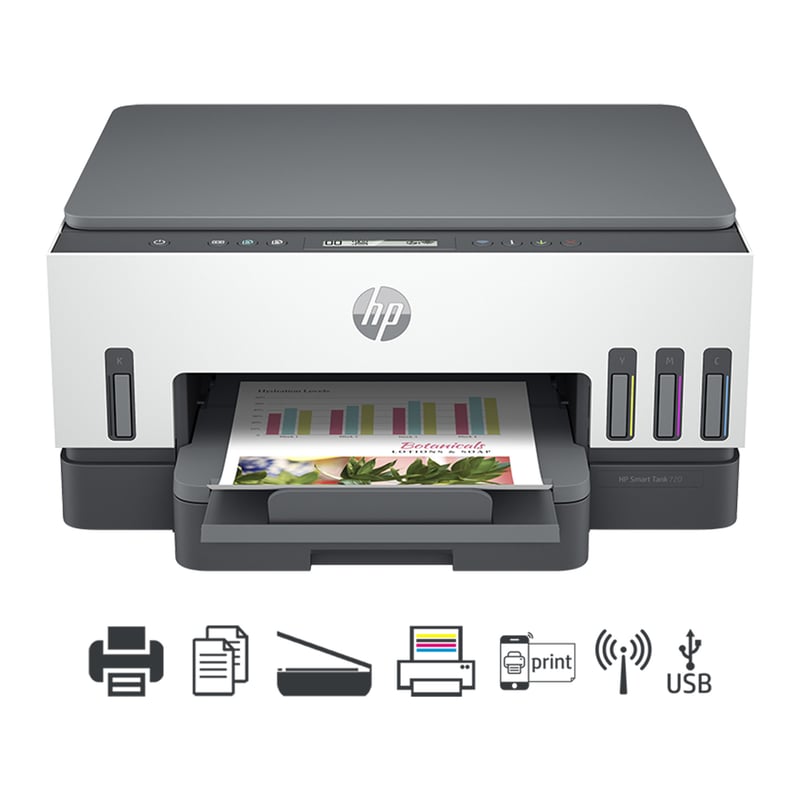 Impresora Multifuncional HP Smart Tank 720 Dúplex Automático Wifi HP ...