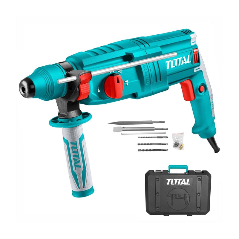 TALADRO ROTOMARTILLO SDS PLUS 800W BROCAS CINCELES TOTAL - TH308268 ...
