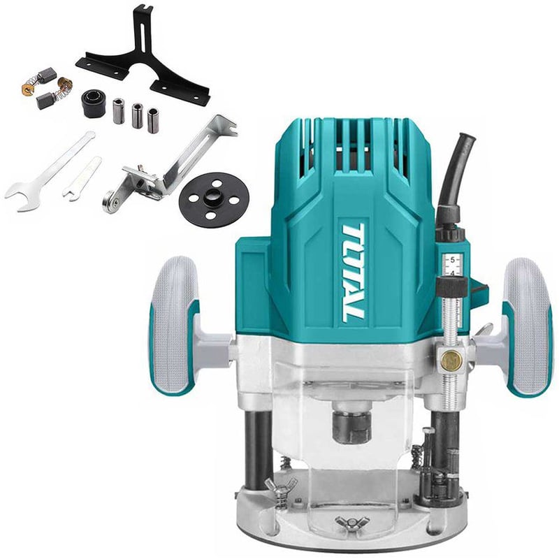 RUTEADORA FRESADORA 1600W CANTEADORA INDUSTRIAL TOTAL - TR111216 ...