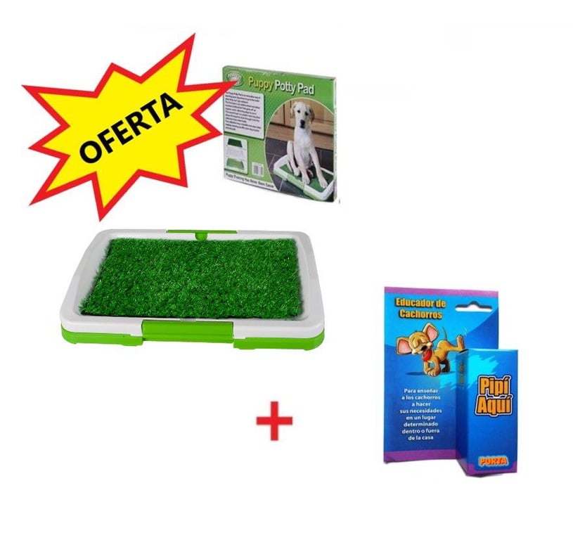 Baño Para Perros Puppy Potty Pad pipi Aqui solo Aqui GENERICO ...