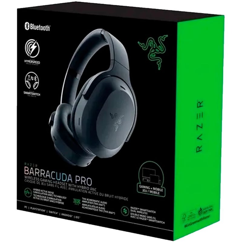 Audifonos Gamer Razer Barracuda Pro Wireless 24GHZ BT RAZER | falabella.com