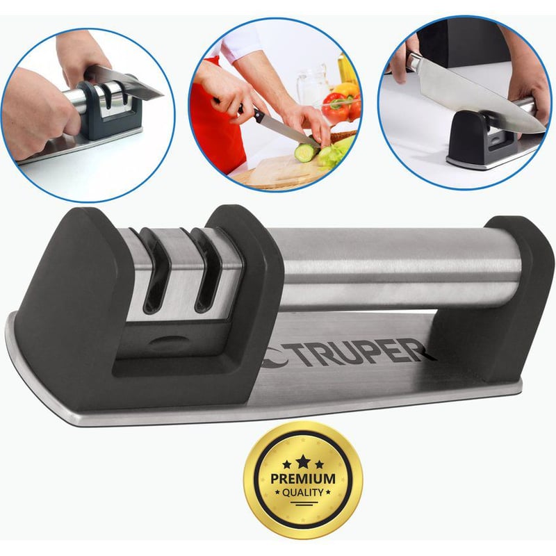 Afilador de cuchillo de cocina acero inoxidable truper | Sodimac Falabella