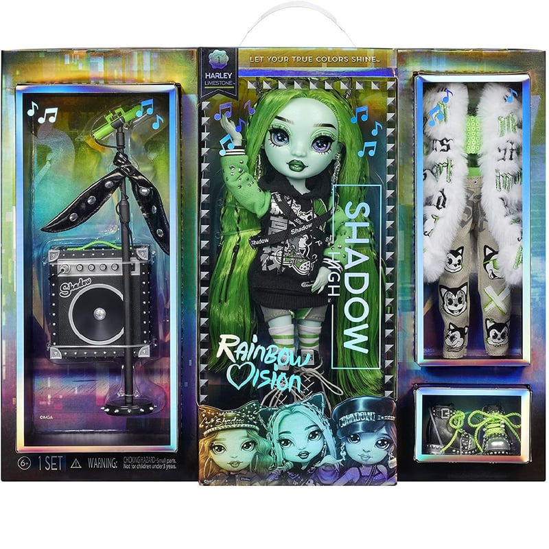 Muñeca Rainbow Shadow High Neon Harley Limestone RAINBOW HIGH ...