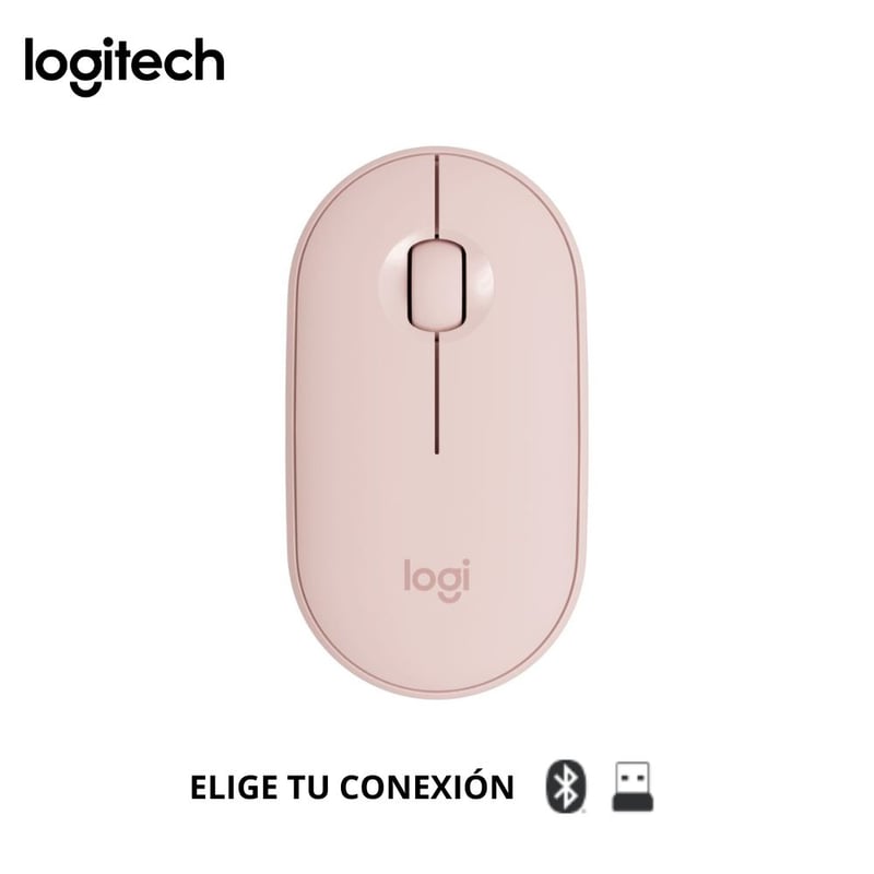 Mouse Bluetooth Logitech Pebble M350 Rose LOGITECH | falabella.com