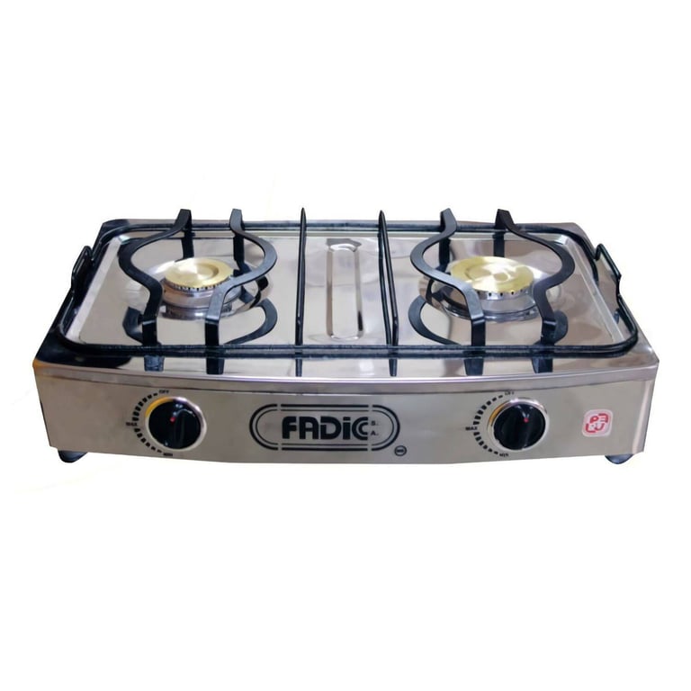 Cocina de Mesa Fadic Clásico 2 Hornillas Acero FADIC | falabella.com