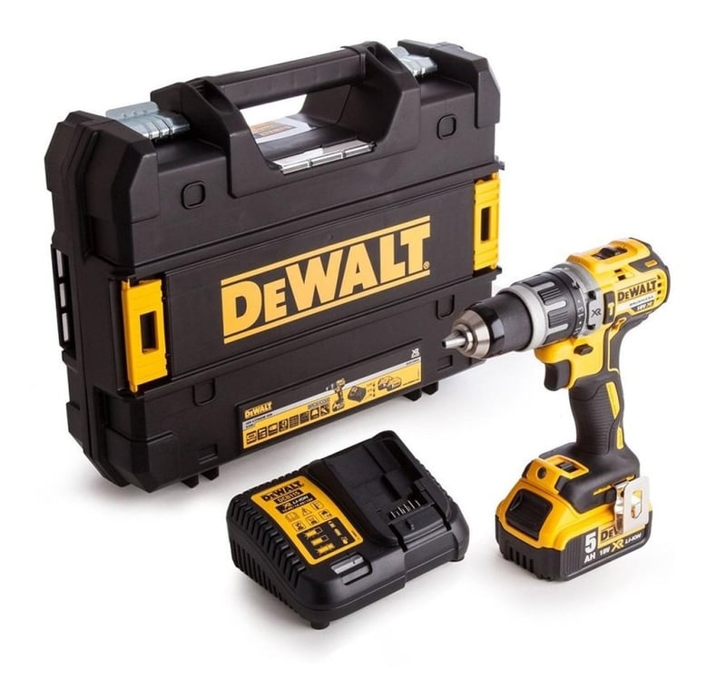 Taladro percutor 1/2" 20v xr 70nm c/ solo 1 batería dewalt dcd796p1-b2 ...