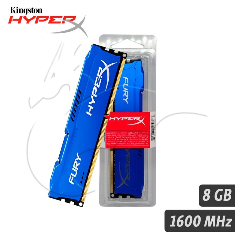 MEMORIAS RAM HYPERX FURY 8GB DDR3 1600MHZ PC HYPERX | falabella.com