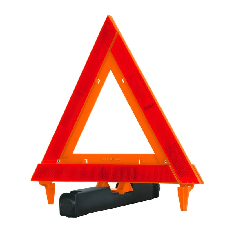 Triangulo de seguridad vial plegable 29 cm Truper | Sodimac Perú