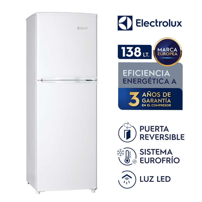 Refrigeradora Electrolux 138L Frost 2 Puertas Blanco ERT18G2HNW ...