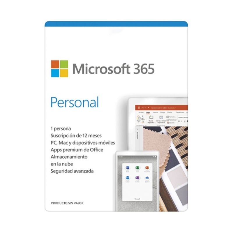 Microsoft programa office 365 personal 32/64 bi MICROSOFT | falabella.com