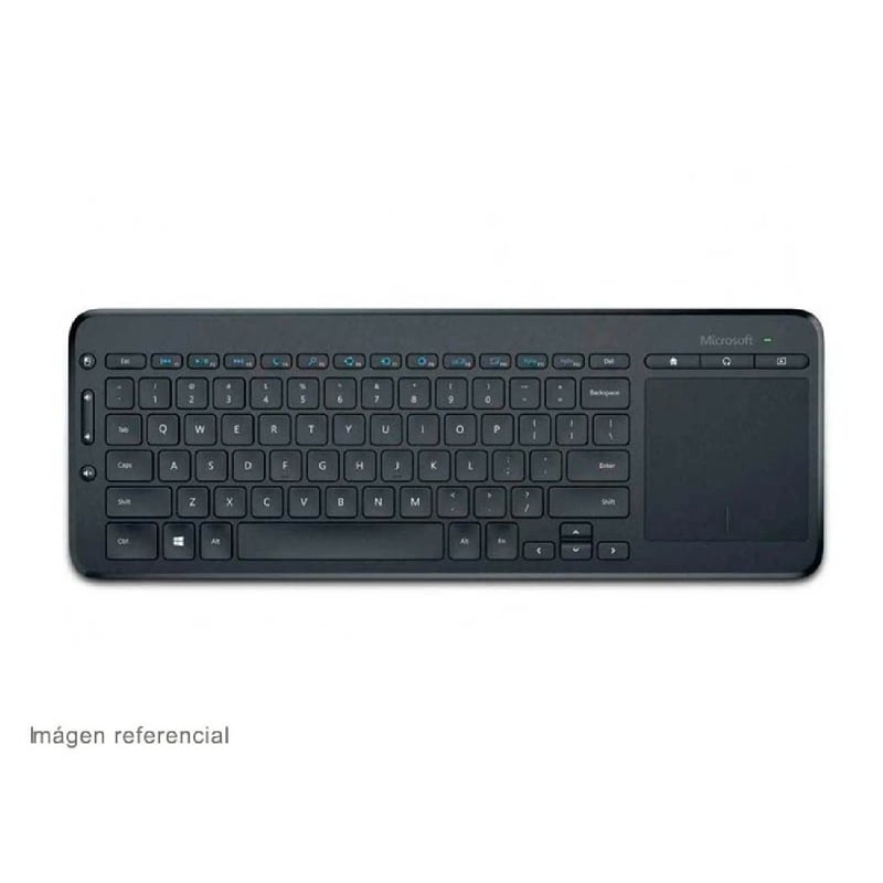 Teclado Microsoft All-in-One Media Wireless N9Z-00004 MICROSOFT ...