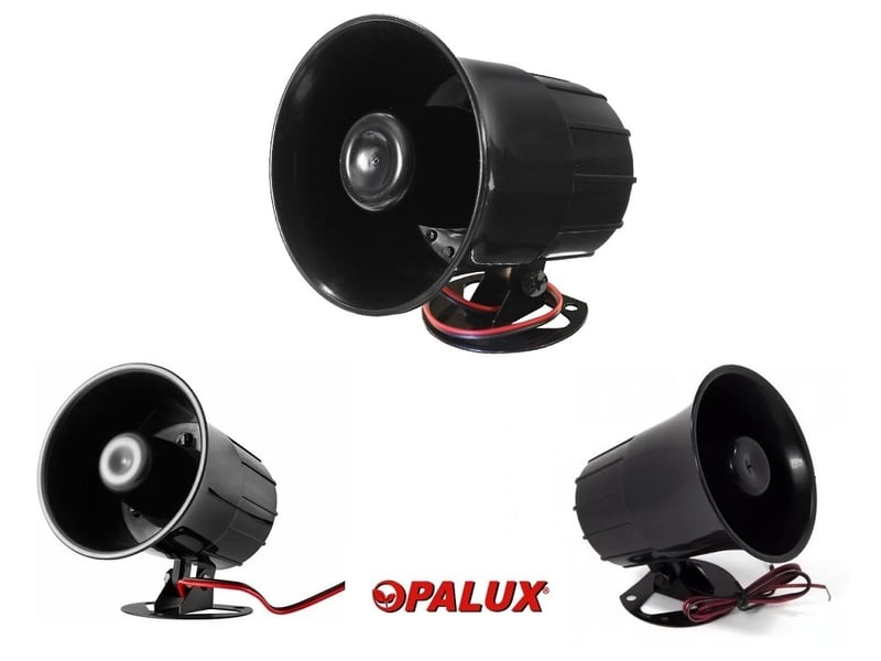 Sirena 12v Dc 6 Tonos 45w 120db Abs Alarma Opalux GENERICO | falabella.com