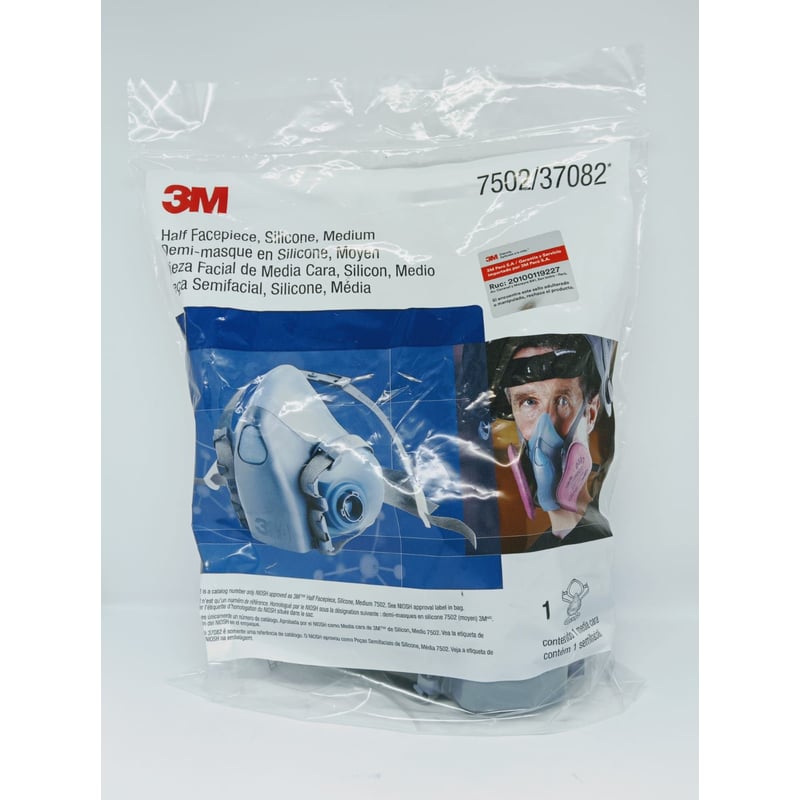 Respirador reutilizable 3M 7502 Mediano - Gris 3M | falabella.com