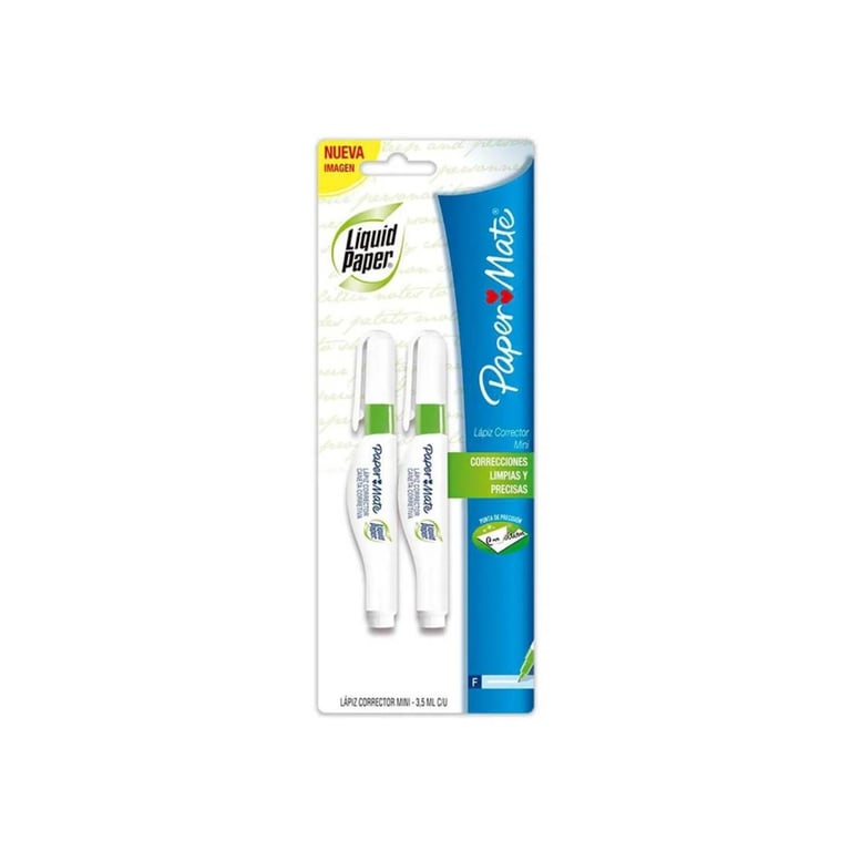 Lapiz Corrector Liquid Paper 35ml x2 PAPER MATE | falabella.com