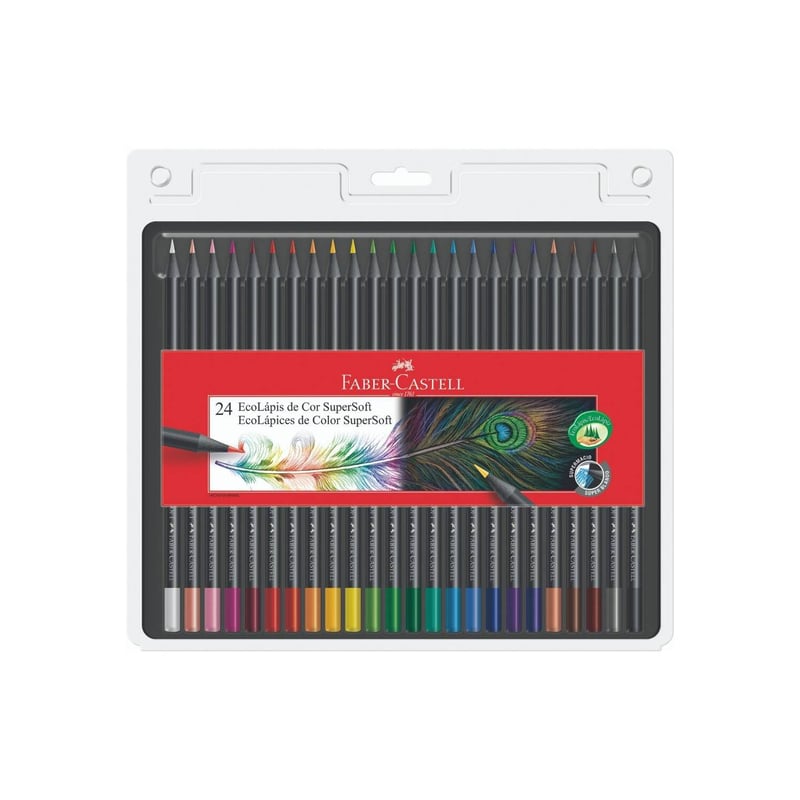 Colores SuperSoft x24 FABER-CASTELL | falabella.com