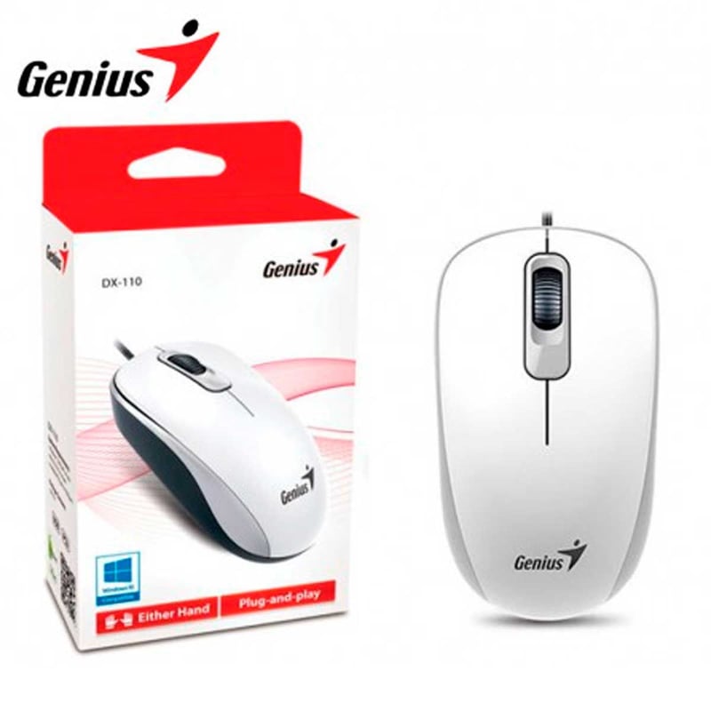 Mouse Genius Dx-110 Usb Optico Blanco GENIUS | falabella.com