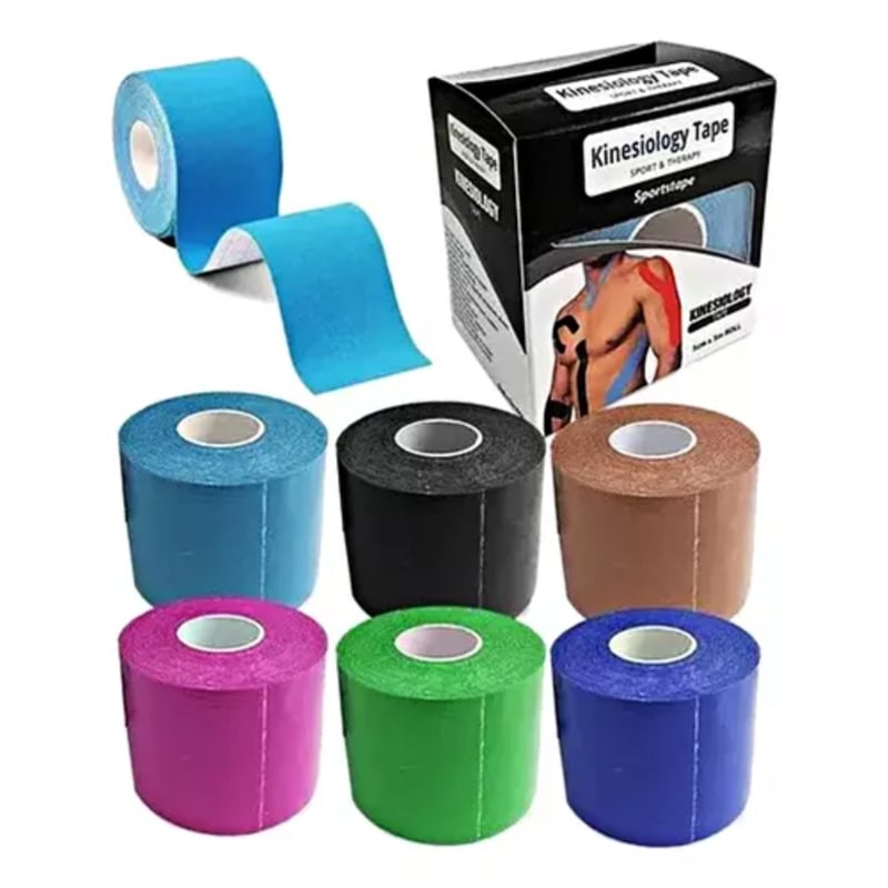 Venda Kinesio Tapes Cinta Kinesiologica 5cm x 5m VERDE GENERICO ...