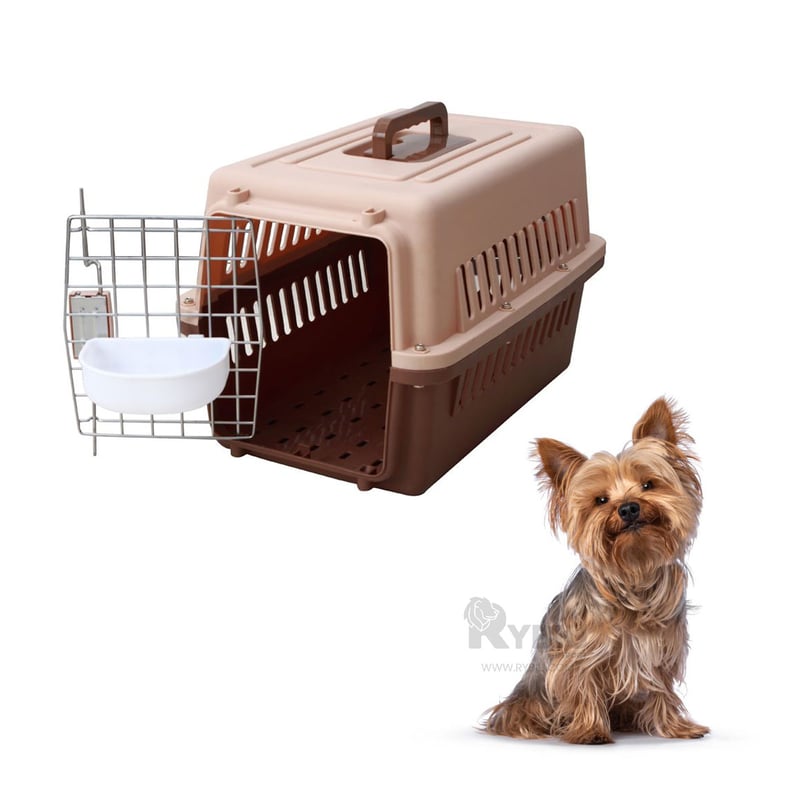 Kennel Perrera de Perro Jaula L50Marron | Sodimac Perú