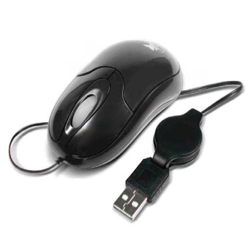 Xtech Mouse Cableado Retráctil óptico USB Negro - XTM-150 XTECH ...